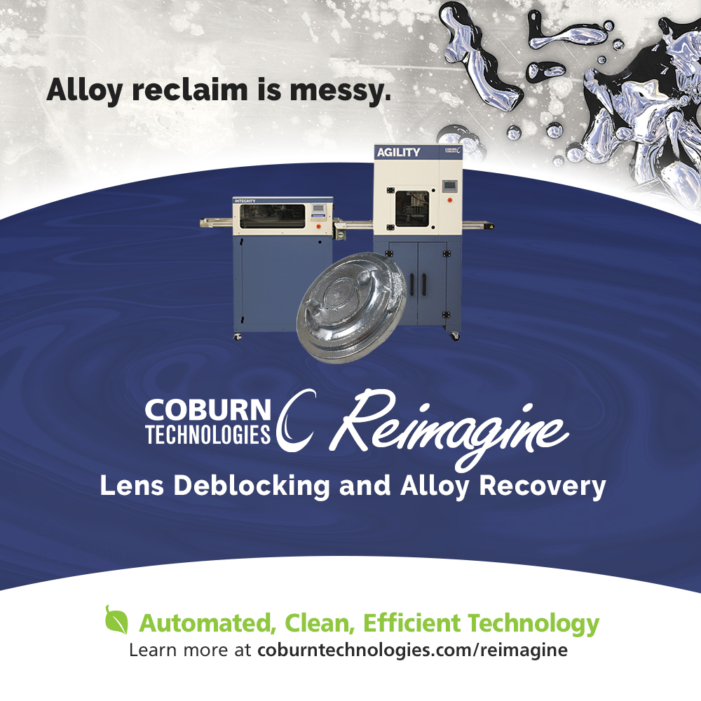 Reimagine: Novel lens surfacing technology from Coburn Technologies | MAFO