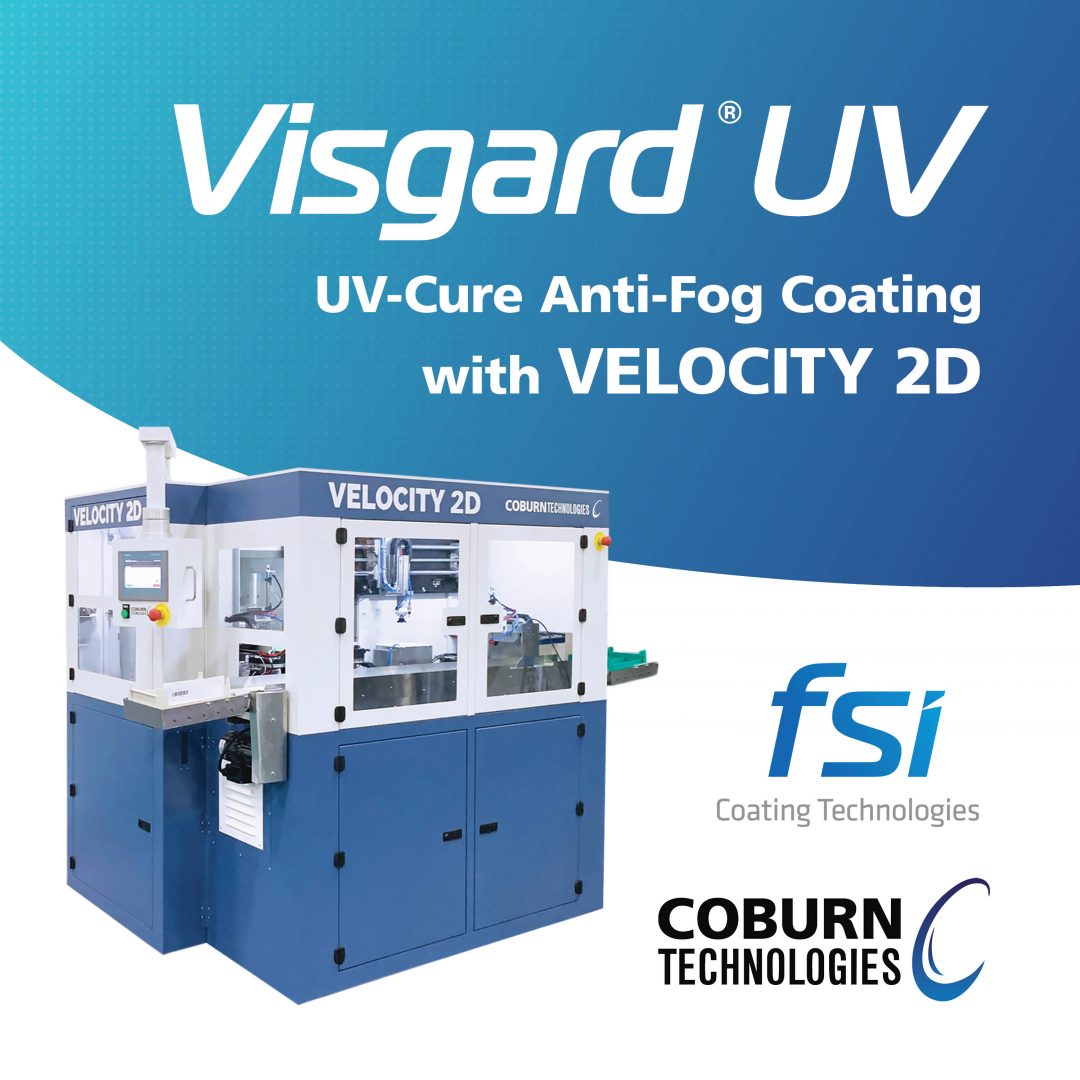 Anti-fog coating for Coburn´s velocity lens coater now available | MAFO